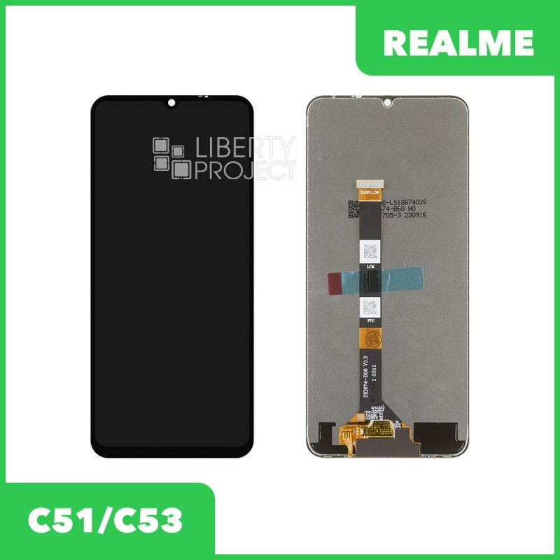 LCD дисплей для Realme C51 (RMX3830)/C53 (RMX3760)/ Note 50 с ...